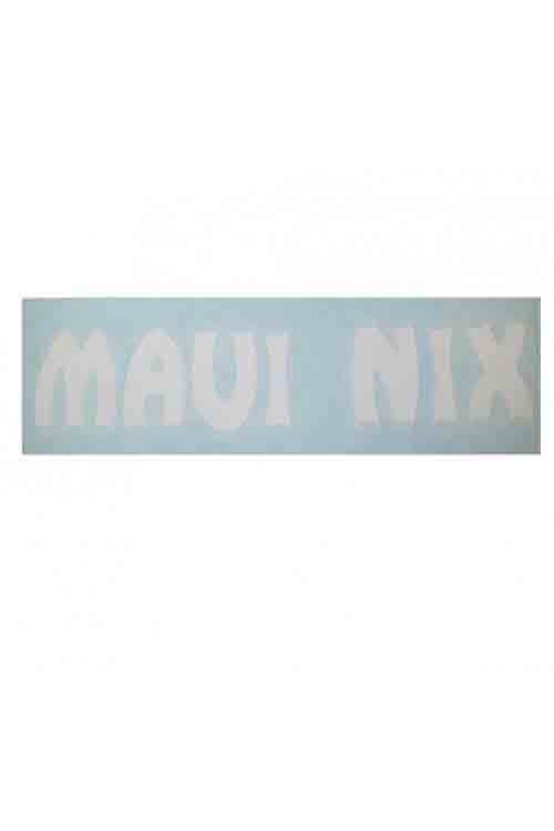 MAUI NIX "MAUI NIX" VINYL CUT OUT DECAL - Maui Nix Surf Shop
