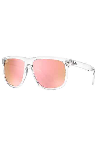 Ray Ban Rb4147 Transparent Pink Mirror Sunglasses - Maui Nix Surf Shop