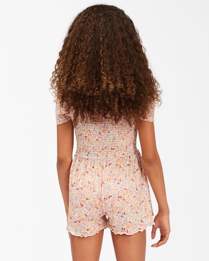 Billabong Girls' Beach All Day Off-The-Shoulder Romper - Maui Nix Surf Shop