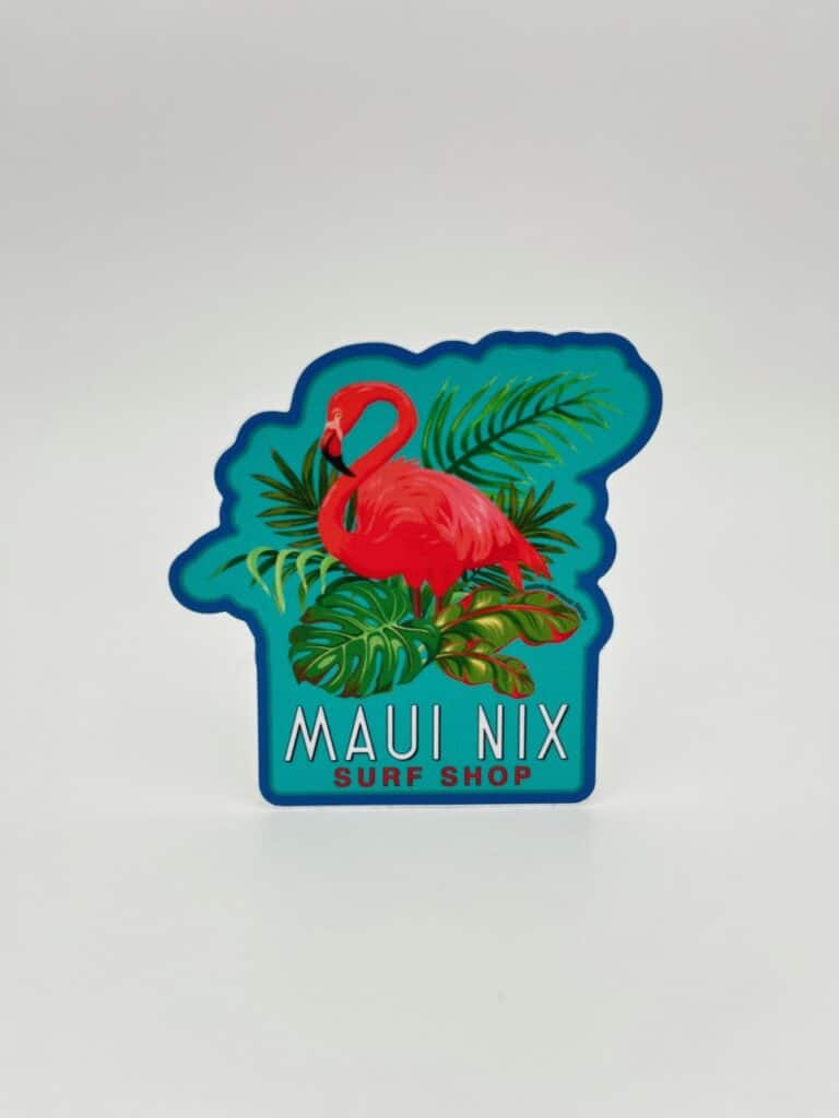 Maui Nix Flamingo Sticker - Maui Nix Surf Shop