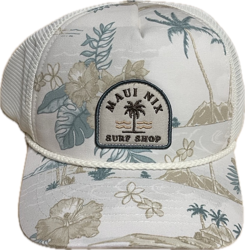 Maui Nix Tiki Hut Trucker Cap - Maui Nix Surf Shop